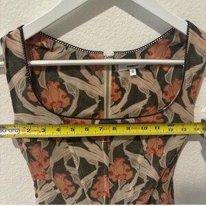 Miaou | Tops | Miaou Floral Corset Top S | Poshmark